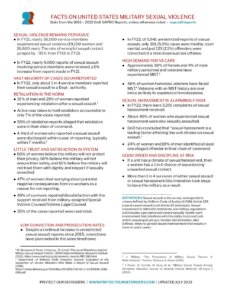 MSA Fact Sheet 2023 | Protect Our Defenders